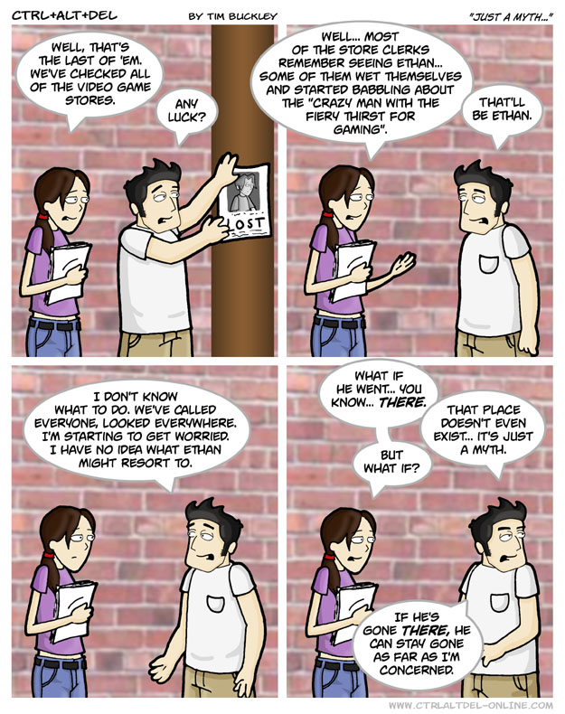 Just a myth... - Ctrl+Alt+Del Comic Ctrl+Alt+Del