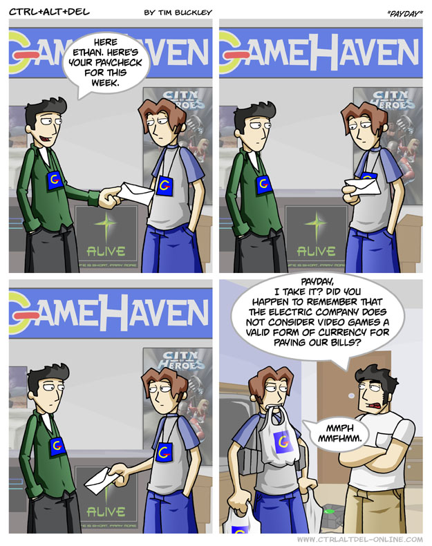 Payday - Ctrl+Alt+Del Comic Ctrl+Alt+Del