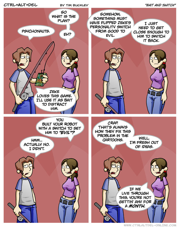 Bait and switch - Ctrl+Alt+Del Comic Ctrl+Alt+Del