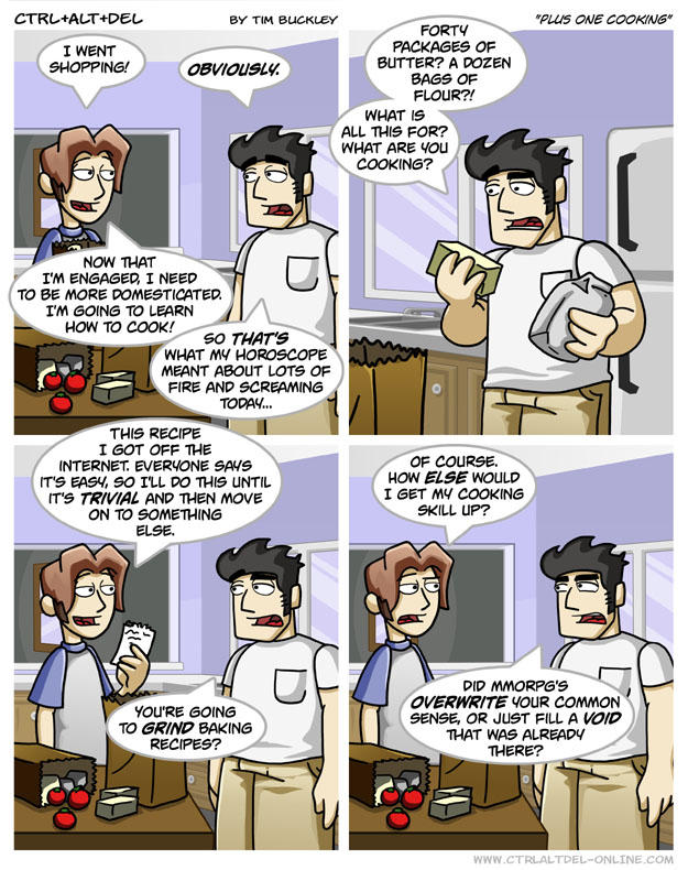 Plus one cooking - Ctrl+Alt+Del Comic Ctrl+Alt+Del