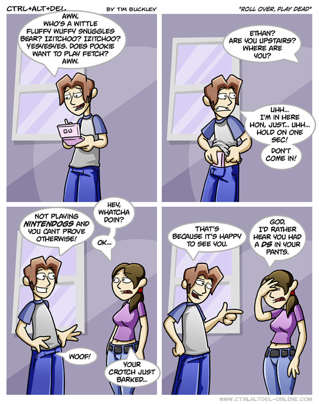 Roll over, play dead - Ctrl+Alt+Del Comic Ctrl+Alt+Del