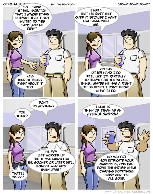 Shake shake shake - Ctrl+Alt+Del Comic Ctrl+Alt+Del