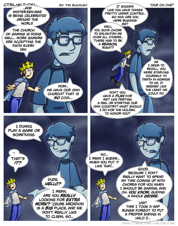 One on one - Ctrl+Alt+Del Comic Ctrl+Alt+Del