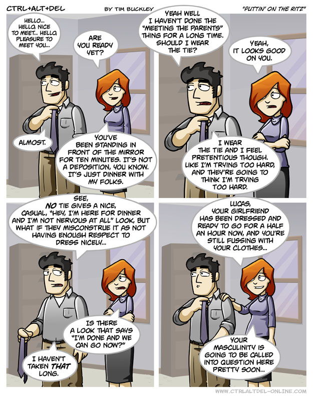 Puttin' on the ritz - Ctrl+Alt+Del Comic Ctrl+Alt+Del