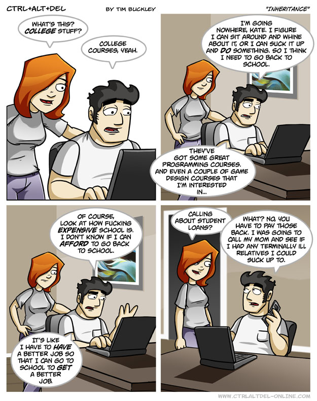 Inheritance - Ctrl+Alt+Del Comic Ctrl+Alt+Del