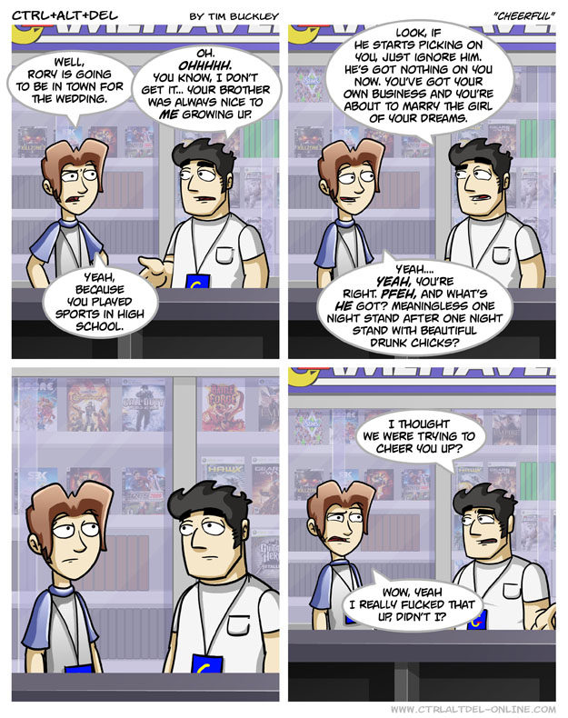 Cheerful - Ctrl+Alt+Del Comic Ctrl+Alt+Del