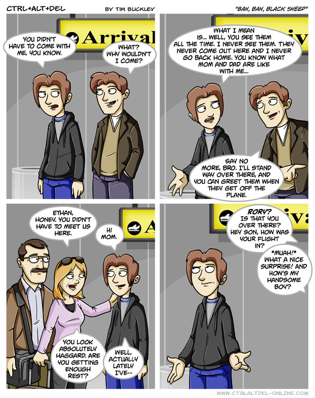 Bah, bah, black sheep - Ctrl+Alt+Del Comic Ctrl+Alt+Del