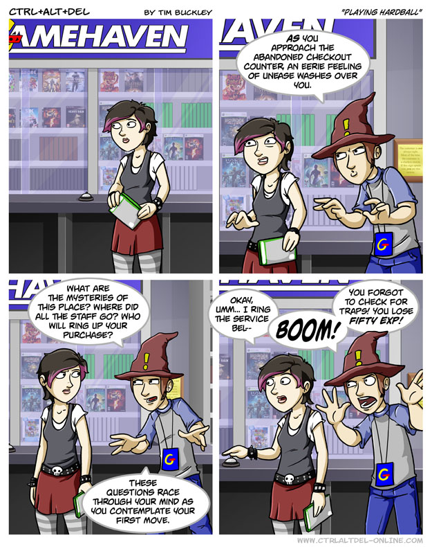 Playing hardball - Ctrl+Alt+Del Comic Ctrl+Alt+Del