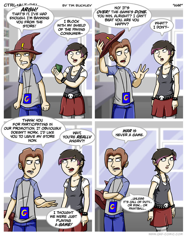 War - Ctrl+Alt+Del Comic Ctrl+Alt+Del