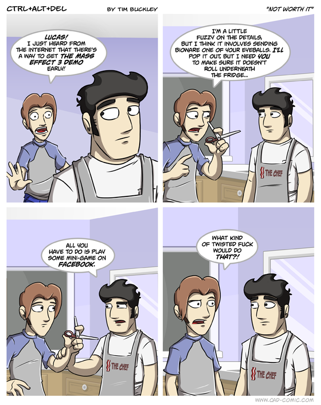 Not worth it - Ctrl+Alt+Del Comic Ctrl+Alt+Del