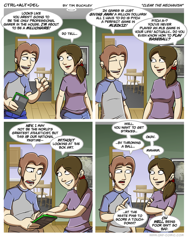 Clear the mechanism - Ctrl+Alt+Del Comic Ctrl+Alt+Del