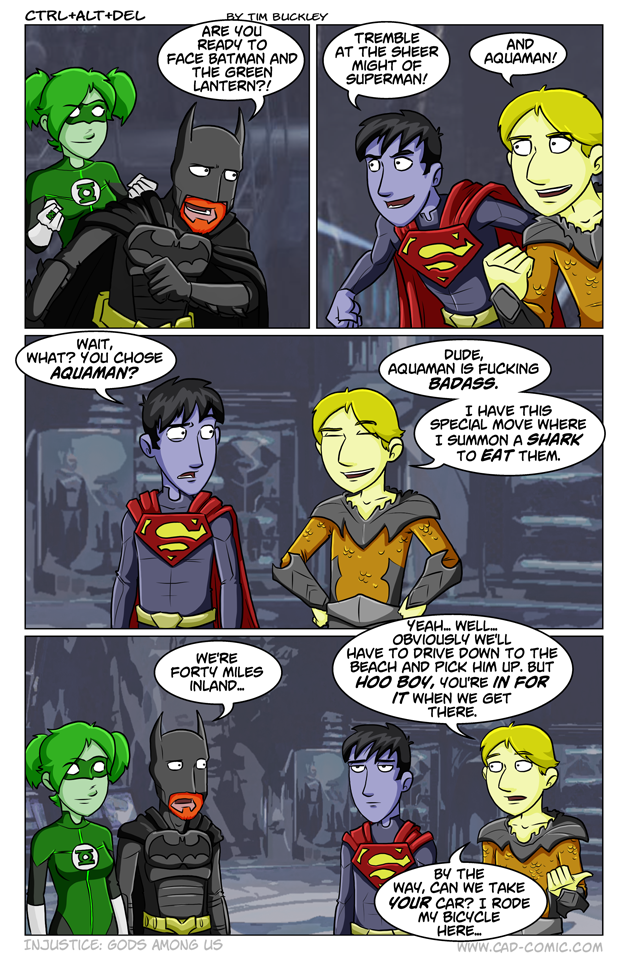 Tag team injustice - Ctrl+Alt+Del Comic Ctrl+Alt+Del