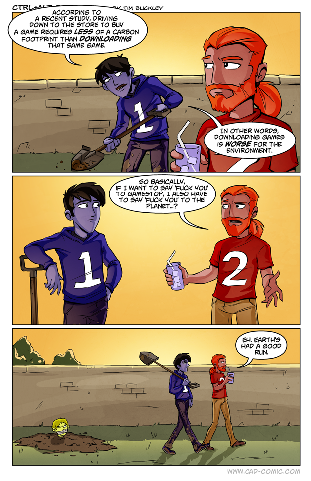 Lesser evil - Ctrl+Alt+Del Comic Ctrl+Alt+Del