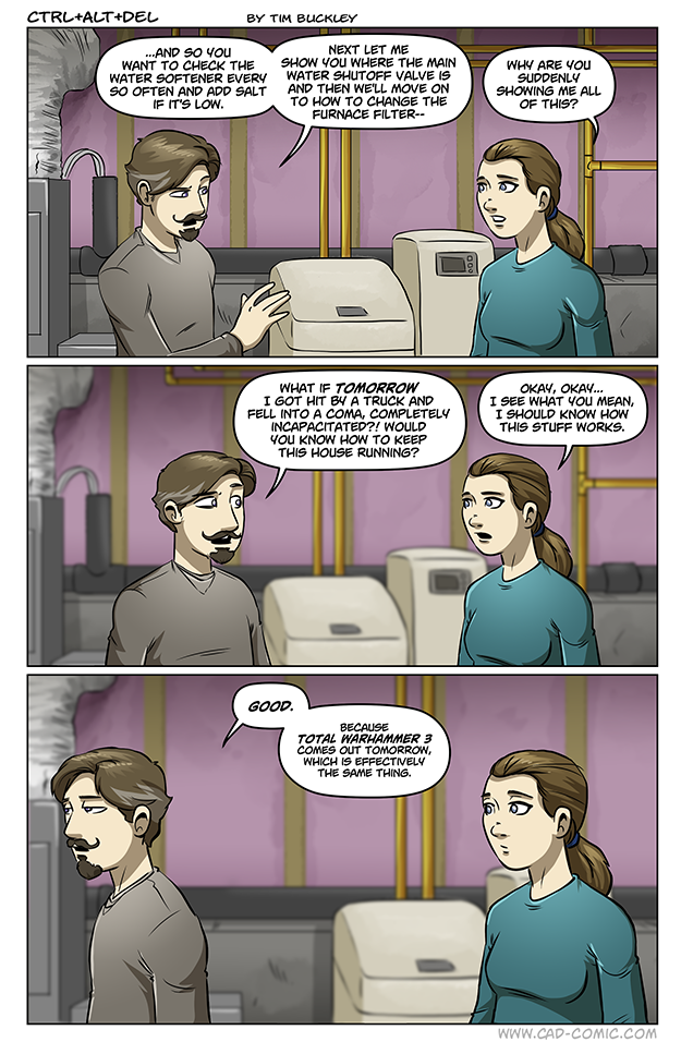 Preparation - Ctrl+Alt+Del Comic Ctrl+Alt+Del