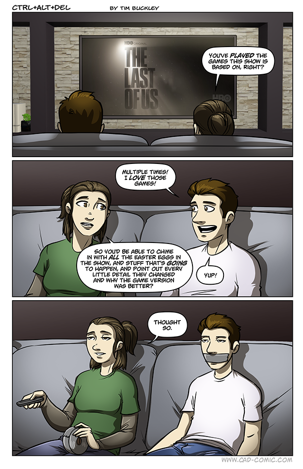 Pipe Down - Ctrl+Alt+Del Comic Ctrl+Alt+Del