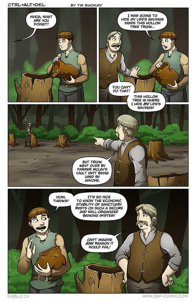 Financial Growth - Ctrl+Alt+Del Comic Ctrl+Alt+Del